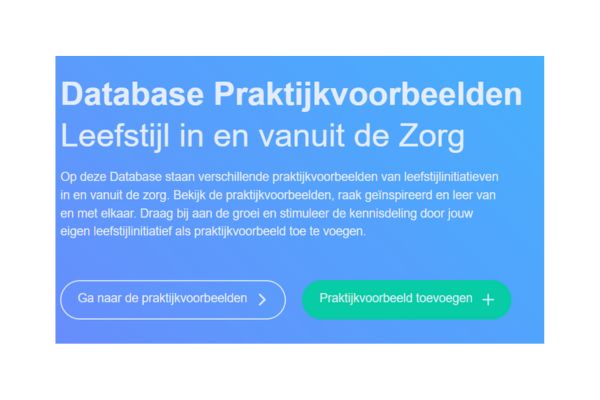 Praktijkvoorbeelden leefstijlinterventies in de zorg - Kern Gezond Texel